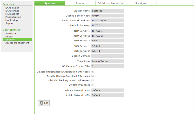 Configuring Network Access - On Premise | Exasol DB Documentation