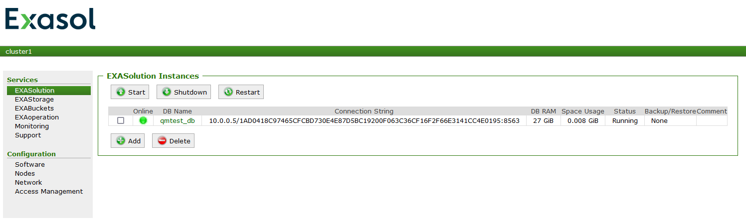 Update Procedure - AWS | Exasol DB Documentation